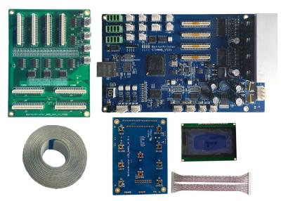 China Inkjet printer system DX5 double head gigabit network inkjet board use for White ink pyrography Printer for sale