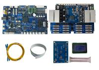 China Textile digital oval printer USB3.0 eight head TX800 inkjet board printer system for sale