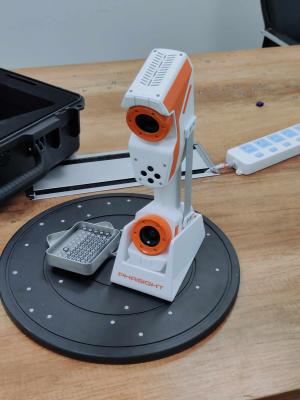 China Phasight X1-PRESS Handheld 3D Scanner 50 Blue Laser Lines 0.022mm for Interference Fit Bearing Bush Press-Fit for sale
