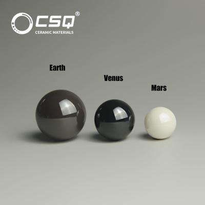 China Pressureless Sintered Silicon Carbide Ball with Corrosion Resistance and High-Temperature Stability for sale