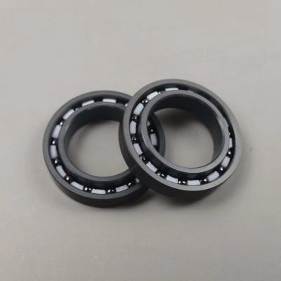 China 6802 Ssic / Si3n4 / Zro2 Ceramic Ball Bearings High Speed for sale