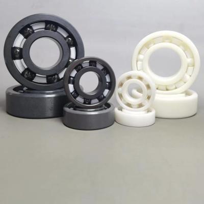 China 6300 Series 6303 6302 6301 Ceramic Ball Bearings Deep Groove Si3N4 SSiC ZrO2 for sale