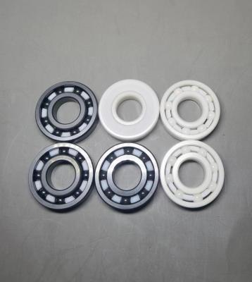China SSiC Ceramic ball bearings 6003 6001 6010 ZrO2 Si3N4 SSiC for sale