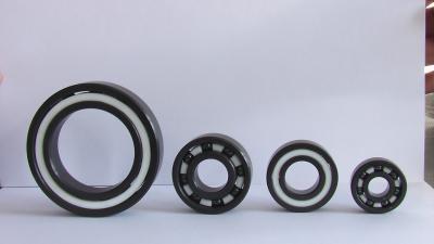 China Deep Groove P4 Ceramic Ball Bearing Peek Cage for sale