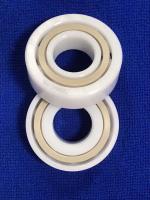 China 7204ce Zro2 Ceramic Angular Contact Bearings PEEK Cage P4 ABEC7 for sale