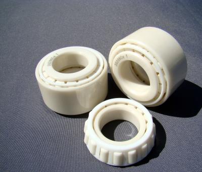 China PTFE Cage ZrO2 / Si3N4 Balls Ceramic Ball Bearing for Dental Electric Handpieces for sale