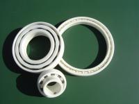 China Precision Ceramic Ball Bearing with Peek/Nylon/PTFE Cage for sale
