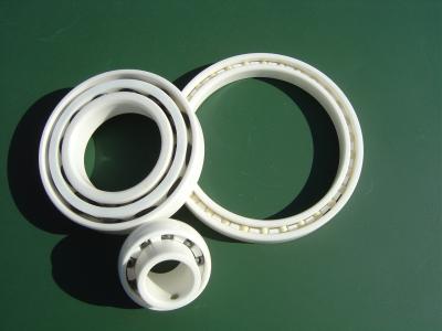 China Precision Ceramic Ball Bearing with Peek/Nylon/PTFE Cage for sale