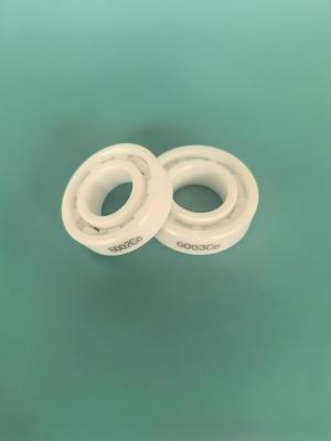 China 6002ce  Zirconium Oxide Bearings For Pumps Valves Handling Corrosive Fluids Acids / Alkalis for sale
