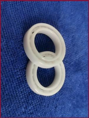 China Ceramic Ball Bearings 6800 6802 For AUV ZrO2+PEEK With Open Sealing for sale