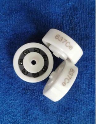 China Single Row ZrO2 637ce Miniature Ceramic Ball Bearing with 47mm Out Diameter for sale