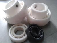 China ZrO2 UC205 Ceramic Insert  Ball Bearing PTFE Cage With Adapting Thread In Conveyor Systems for sale