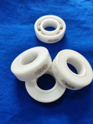 China 6004 6005 Full Ceramic Ball Bearing with ZrO2 Rings and Balls PTFE Cage and Seals P6/P5 Grade Precision for sale