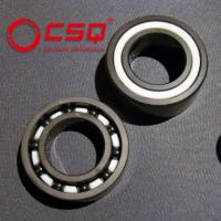 China 6005 CE ZrO2 Ceramic Ball Bearing with PEEK Cage 25x47x12mm for High-Temperature Applications for sale