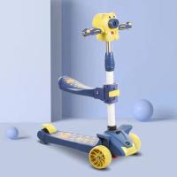 China 3-8 Years Boys Girls Plastic Kids 3 Wheel Scooter Three Wheel Standing Scooter 30kg for sale