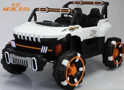 China Deluxe 12v 4 Wheeler Kids Electric Toy Car Can Sit In Adult Customizable for sale