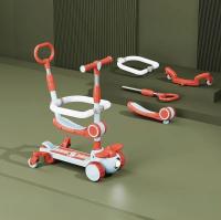China Multiple Function Kids 3 Wheel Scooter 6 In 1 Scooter Elegant Design for sale