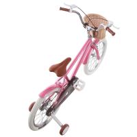 China Pink Color Lightweight Kids Bike 12inch With Basket And Training Wheel OEM Available for sale