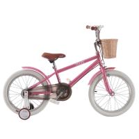 China Pink Color Lightweight Kids Bike 12inch With Basket And Training Wheel OEM Available for sale