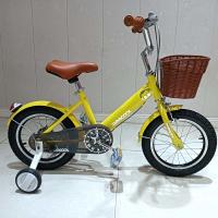 China Yellow Color 16in Cool Kids Bicycle With Training Wheels PP Pedal for sale