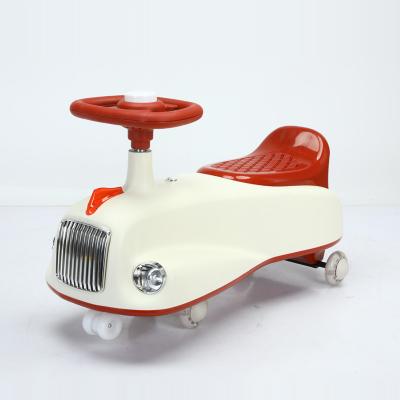 China Five Wheels Wiggle Car Ride Toy Wiggle Twist Car  With Led Wheels Anti Rollover for sale