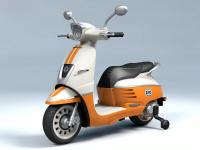 China Retro Riding Double Seat 6v Electric Motorcycle Kids Motorcycle Bike 6-12km/H for sale