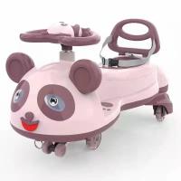 China Panda Designed Children Ride On Swing Cars Abrasion Resistance for sale