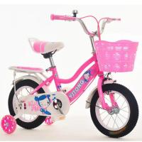 China Fashionable Lightweight Kids Bike With Steel Carrier And Plastic Basket for sale