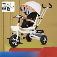 China Elegant 12inch Baby Stroller Tricycle Childs Push Along Trike Can Lie Down for sale