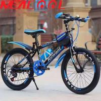 China Junior 22in Mountain Bike Light Frame Mountain Bike 6 Speed With Fender Carrier for sale
