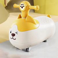 China CCC Kids Swing Car Girls And Boys Sliding Twister Car With Four Wheels Baby Ride On Toy Peanut Car for sale