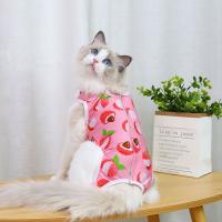 China Anti Licking Cat Neuter Suit Adjustable Cat Spay Recovery Suit After Surgery for sale