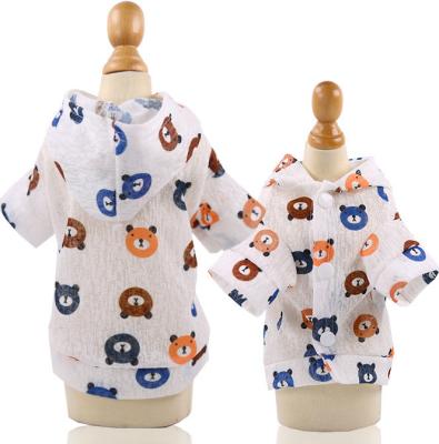 China Quick Dry Dog Sunscreen Shirt Lightweight Breathable Pet Clothing for sale