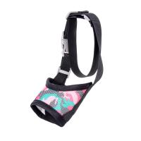China Breathable  Anti Bark Muzzle Anti Swallowing Adjustable Calming Muzzle For Dogs for sale