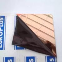 China Rose Gold Stainless Steel Sheet PVD Coating Color 304 316 For Decoration for sale