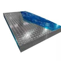 China Bright Aluminum Checked Plate Sheets Chequer Pattern Plates 1600mm for sale