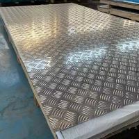 China Bright Aluminum Checked Plate Sheets Chequer Pattern Plates 1600mm for sale