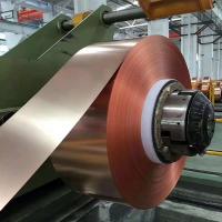 China T1 T2 T3 TU0 Pure Copper Strip Coil 99.9% Non Alloy for sale