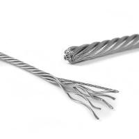 China AISI304 Stainless Steel Wire Coil Rope  7*37 15mm Cold Heading for sale