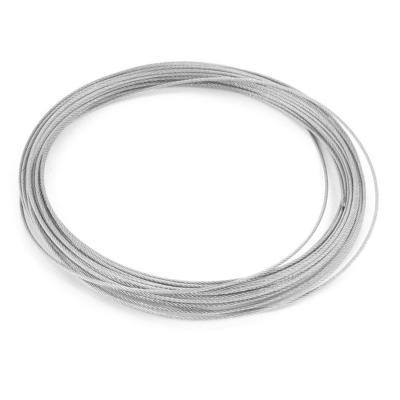 China 7X19 AISI304 Stainless Steel Wire Coil Rope Invisible Protective for sale