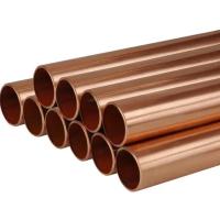 China 99.9% Pure Copper Tube C10100 C10200 C11000 / Copper Pipe  Hairline for sale