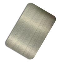 China gold blue hairline short brushed surface stainless steel sheet plate coil for sale
