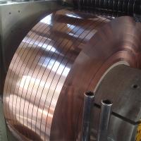 China 99.9% Pure Copper Tape / Strip / Coil C1100 T2 C10100 C10200 Copper Bare Flat Copper Earthing Tape Price for sale