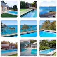 China Aluminum Profiles For Frameless Glass Railing Balustrades Handrails Balcony Railing for sale