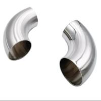 China Sanitary Stainless Steel 90 Degree Pipe Connection Welded Elbow Welding Seamless Elbow Pipe Fittings for sale