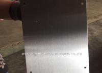 China Hairline Finish 304 Stainless Steel Kick Plate Thickness 1.02mm Laser Cutting for sale