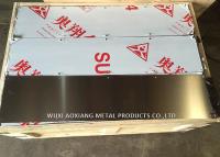 China Hairline Finish 304 Stainless Steel Kick Plate Thickness 1.02mm Laser Cutting for sale