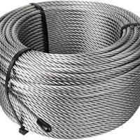 China 304/316 Aisi Stainless Steel Wire Rope Non Alloy Weight Of Coil About 60-100kg for sale