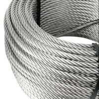 China 304/316 Aisi Stainless Steel Wire Rope Non Alloy Weight Of Coil About 60-100kg for sale