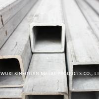 China Square Shaped Stainless Pipe Welding , Weldable Steel Tubing Bright Finish for sale